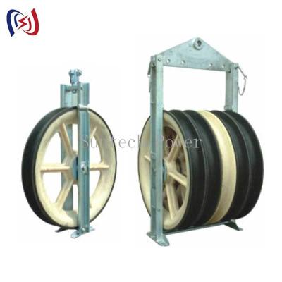 China Polea de tendido serie 916 para trabajos con conductores pesados 50-150KN en venta