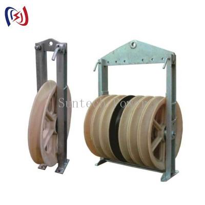 China Polea de tendido serie 916 para trabajos con conductores pesados 50-150KN en venta