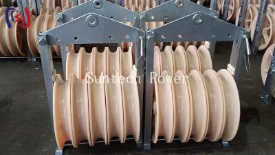 China Polea de tendido de alta resistencia serie 1040 para transmisión de alta tensión en venta