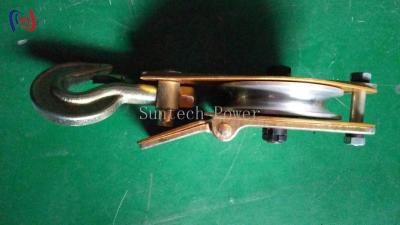 China Polipasto de polea de aluminio para tendido de conductores, carga 10-100KN en venta