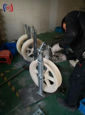 China Professional Grade 508 Series Stringing Block with High-Strength Aluminum Alloy for Overhead Conductor Installation for sale