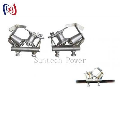 China Bloque de tendido de conductor duradero con radio de curvatura R570 y dimensión de polea personalizada para un año de vida útil en venta