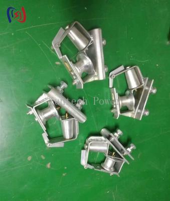 China Bloque de tendido de conductor duradero con radio de curvatura R570 y dimensión de polea personalizada para un año de vida útil en venta