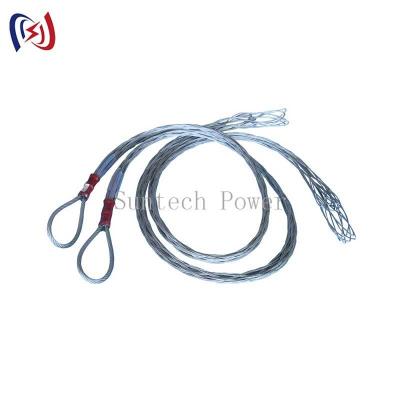 China High-Tensile Stainless Steel Cable Mesh Sock Joint for Non-Damaging Grip on 12-150mm Cables for sale