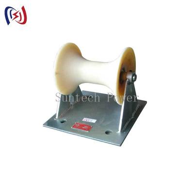 China Professional 5KN Rated Load Cable Ground Roller with Casting Aluminum Carrier for 150-160mm Underground Cable Installation for sale