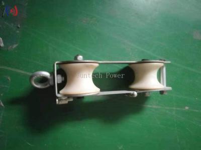 China Double Sheave Block for OPGW Replacement | 2KN Lightweight Pulley for Transmission Line Maintenance for sale