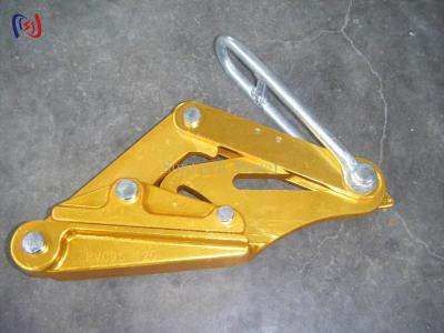 China Non-Damaging 7075-T6 Aluminum Alloy Insulated Conductor Gripper with Self-Tightening Jaw Mechanism for sale