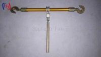 China Aluminium Dual Hook Turnbuckle 10-50KN Anodized Conductor Stringing Tools for sale
