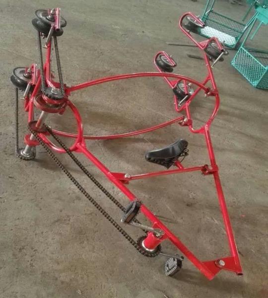 Línea aérea carretilla de cuatro conductores del paquete de la inspección del vehículo de la revisión de la bicicleta