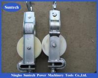 China Transmission Line Universal Hook Style Conductor Stringing Pulley Block for sale