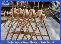 China Wire Rope Straight 10kn Cable Drum Roller For Underground Cable Pulling for sale