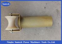 China Bell Mouth 100mm Nylon Wheel Cable Pulling Rollers for sale