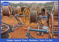 China Electrical Carrying Hydraulic Cable Drum Stand For Puller Tensioner for sale