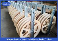 China 822 SHDN Three Nylon Sheaves Wire Stringing Conductor Pulley Block for sale