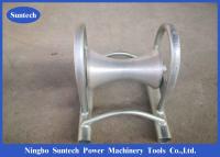 China Shock Resistant Underground Cable Pulling Roller With Nylon Aluminum Sheave for sale