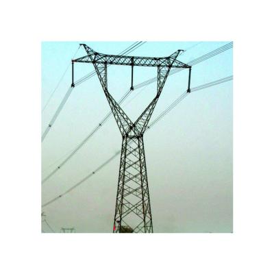 Torre de acero galvanizada caliente de la transmisión del enrejado del ángulo