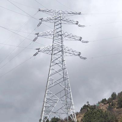 110kV 132kVの送電のための怒りの鋼鉄格子パイロン