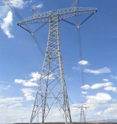 電流を通された角度の鋼鉄11KV 33KV 132KV 220KV伝達タワー