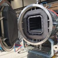China 1600C Vacuum Batch Resistance Heating Carbonization Furnace 54L 300x300x600mm for sale