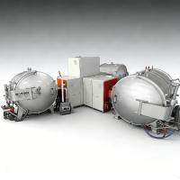 China 2800C Vacuum Induction Graphitization Furnace 54L to 576L for Carbon Nano Material Processing for sale