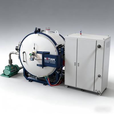 China PLC Control Vacuum Sintering Oven 500×500×1200mm Working Size for sale