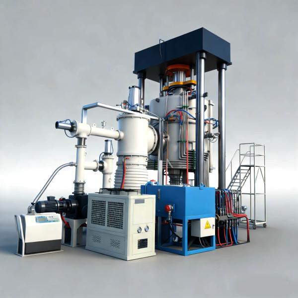 Quality 2200°C SIC Powder 600 Tons Hot Press Furnace Vacuum Heat Treatment Furnace for sale