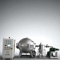 China 1600℃ Vacuum Carbonization Furnace Resistance Heating for SiC Graphite Processing 54L to 720L for sale