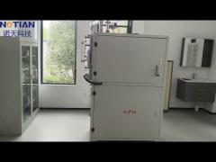 Small cabinet-type laboratory furnace