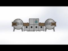 1 to 2 sintering furnace with white background