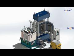 high purity graphite hot press furnace 2200℃ vacuum sintering