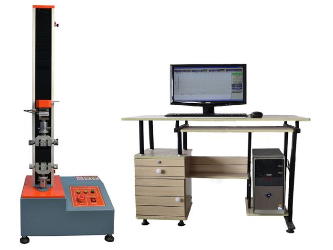 Computerized Single Column Lab Testing Equipment Servo Tensile Testing Machine 0