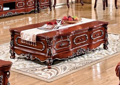 China European Antique Style wooden Coffee Table With Drawer for sale