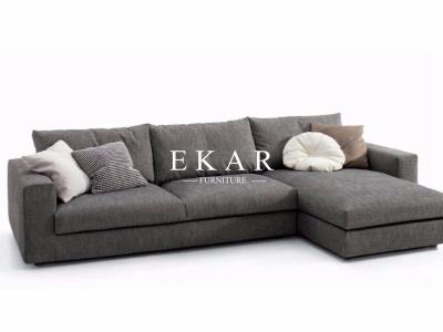 China Sofa Set 7 Seater Furniture Leather Or Fabric Cover L Shape Sofa for sale