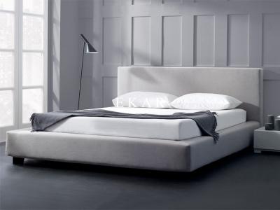 China Flat MDF Bed Design White Bed SZ-C023 for sale