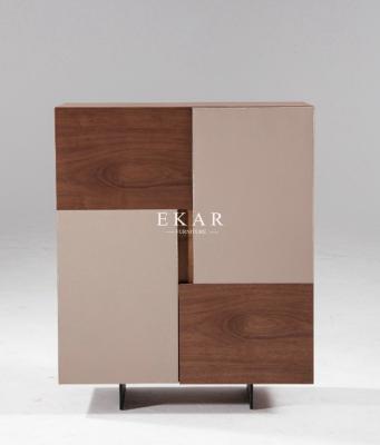 China Modern Design 2 Doors Cabinet Metal Frame Dining Room Sideboard for sale