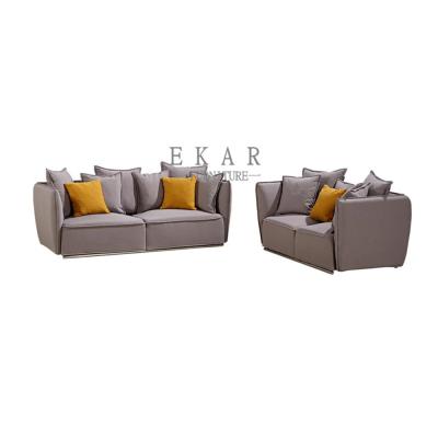 China Divan New 6 Seater Fabric Sofa Set Designs  AW-1605 for sale