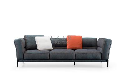 China Italian Design Linen Corner Couch Modern Sofa Set for Living Room for sale