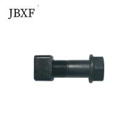 Quality Alloy Track Shoe Bolts And Nuts Vibration Resistant Excavator Track Shoe Bolt for sale