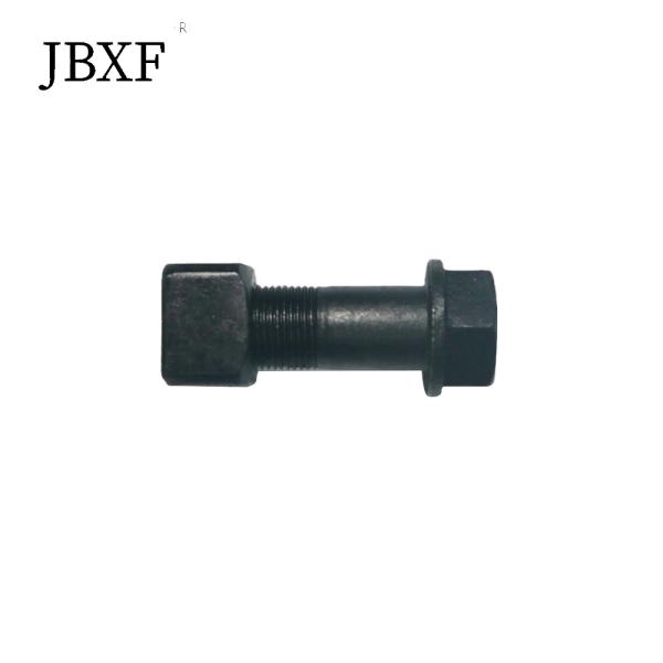 Quality Alloy Track Shoe Bolts And Nuts Vibration Resistant Excavator Track Shoe Bolt For Hyundai R305 Sany SY365 for sale