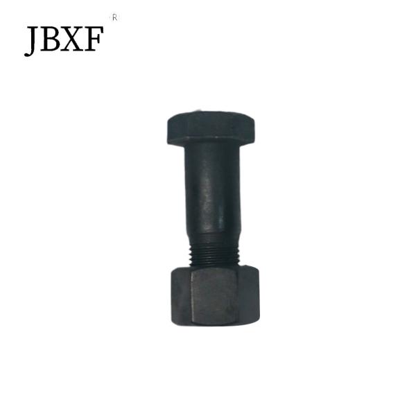Quality Tensile Resistant Excavator Track Bolt Doosan DX300 Hyundai R335 Excavator Bolt Nut for sale