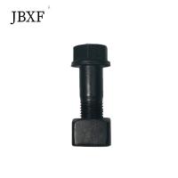 Quality Anti Rust Dozer Track Bolts XCMG LG Carbon Steel Black Oxide Track Shoe Bolts for sale