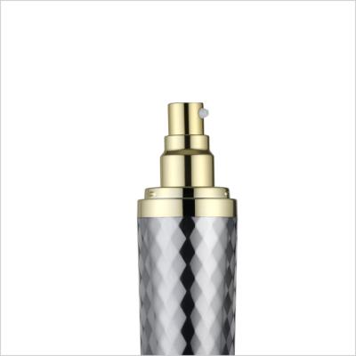 China Luxury Diamond Cosmetic Lotion Bottle Small Lotion Containers Square for sale