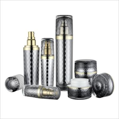 China Cremetiegel-Behälter Diamond Double Wall Cosmetic Cream-Glas-PMMA für Kosmetik zu verkaufen