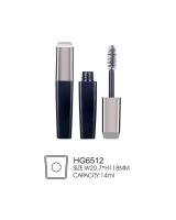 China 14ml Square Mascara Tube Container with 20.7mm Width and 118mm Height - Customizable ABS/PP/PETG Material for sale