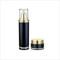 China 30ml 50ml 100ml PMMA White Airless Pump Bottle Empty Lotion Bottle for sale