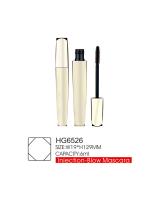 China 6ml Square Mascara Tube HG6526 - 19mm Diameter 129mm Height ABS PP PETG Cosmetic Container for sale