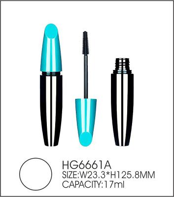 China Recycled Empty Mascara Tube Empty Liquid Eyeliner Tube 17ml ABS PETG for sale