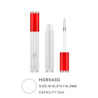 China 5ml Transparent Lip Gloss Tubes with 18.3mm Diameter and 118.2mm Height - Custom Color ABS & AS Containers for sale