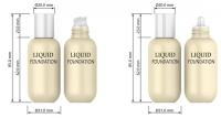 China Squeezable Liquid Foundation Bottle 30ml 50ml for sale
