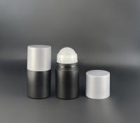 China Custom 60ml Plastic PP Roll On Bottles with Plastic Ball - Round Deodorant Containers in Various Colors for sale